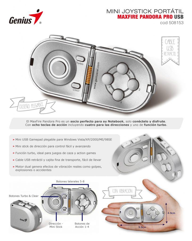 Gamepad Genius MaxFire Pandora Pro