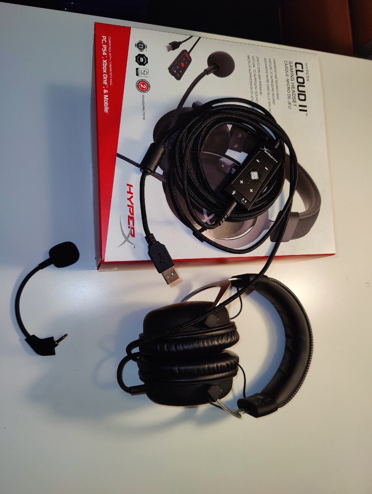 HYPER X CLOUD II gaming headset (PC/PS4/XBO/mobile)