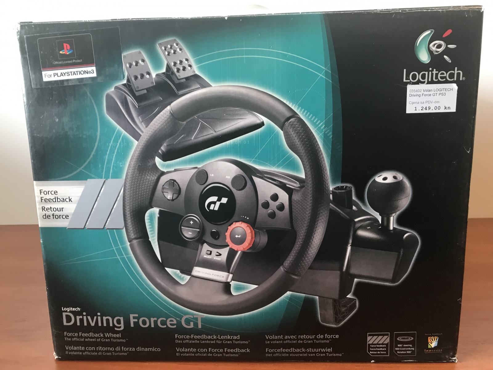 Logitech Driving Force GT za PC, odličan, malo korišten (dostava Istra