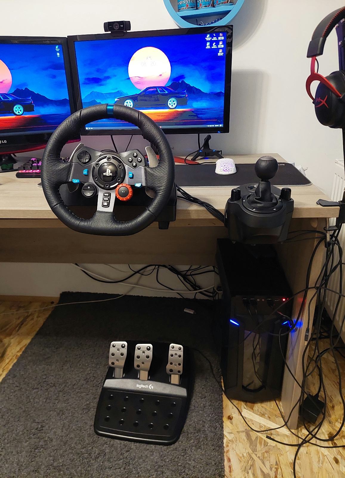 Logitech G29 + Shifter