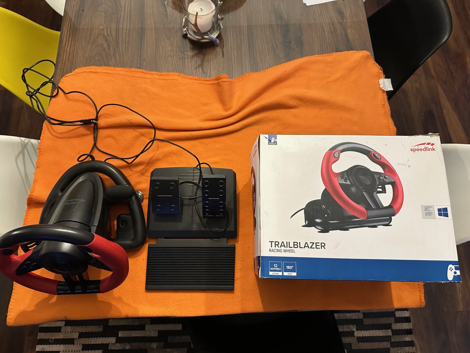 Volan Speedlink Trailblazer Racing Wheel, PC, PS4/PS3, Xbox One, NOVO