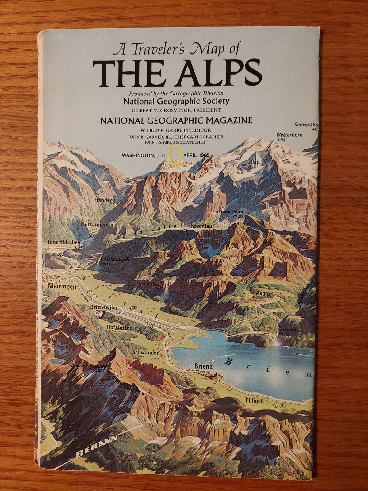 The ALPS - National Geographic Magazine / Washington D.C. , 1985.