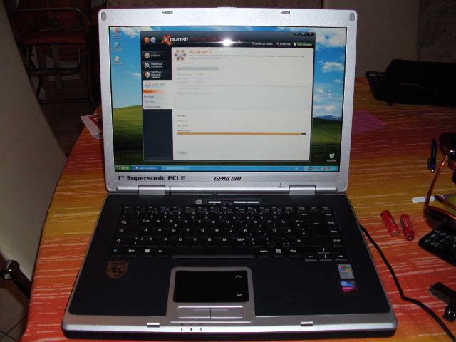 GERICOM 1ST SUPERSONIC PCI-E KN1,15.4,1.73 INTEL M740,40GB