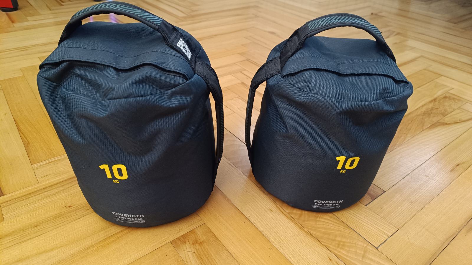 Torba s otežanjem / mekana girja za cross trening 10 kg X 2