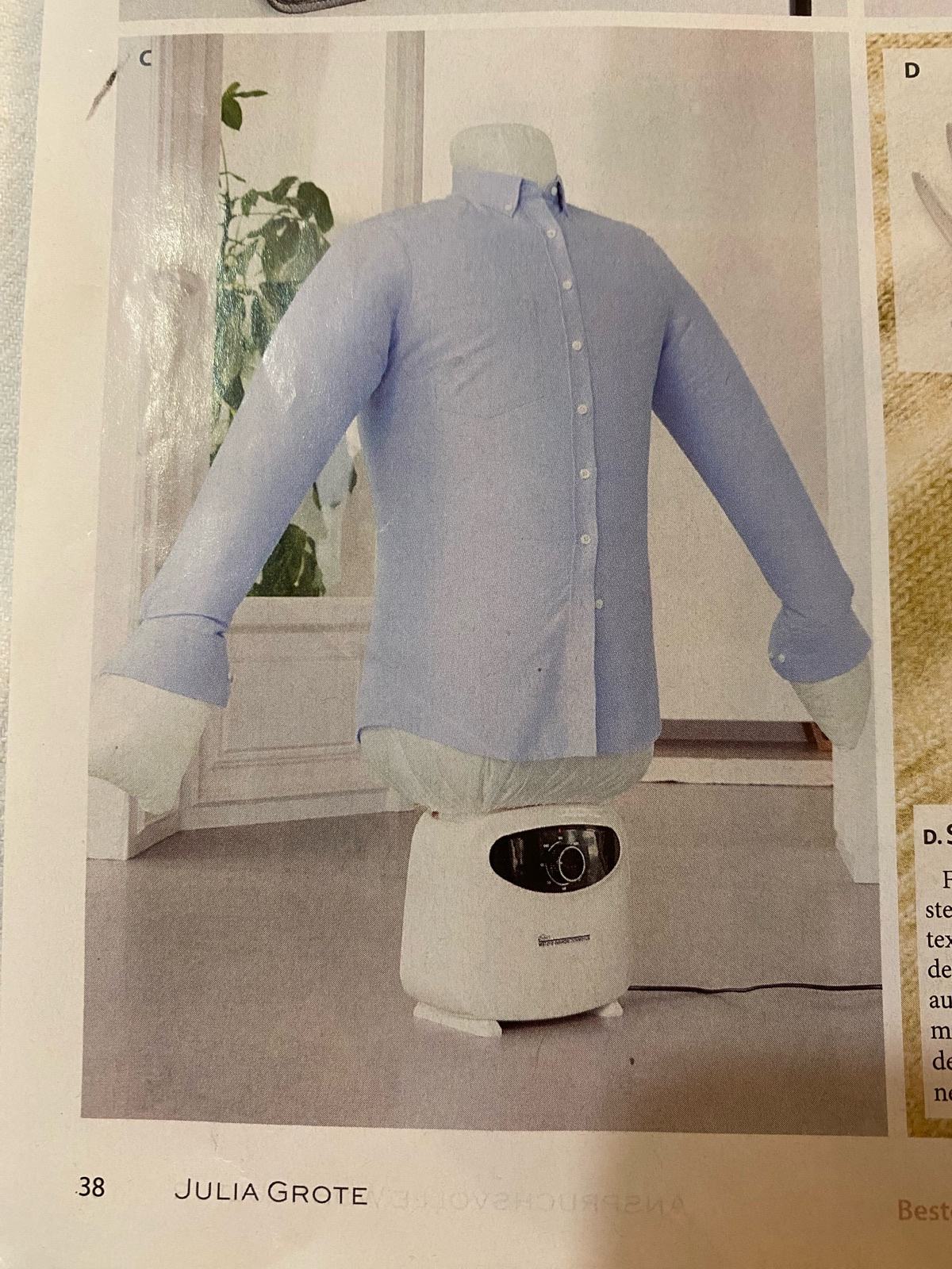 Sistem za peglanje košulja i bluza