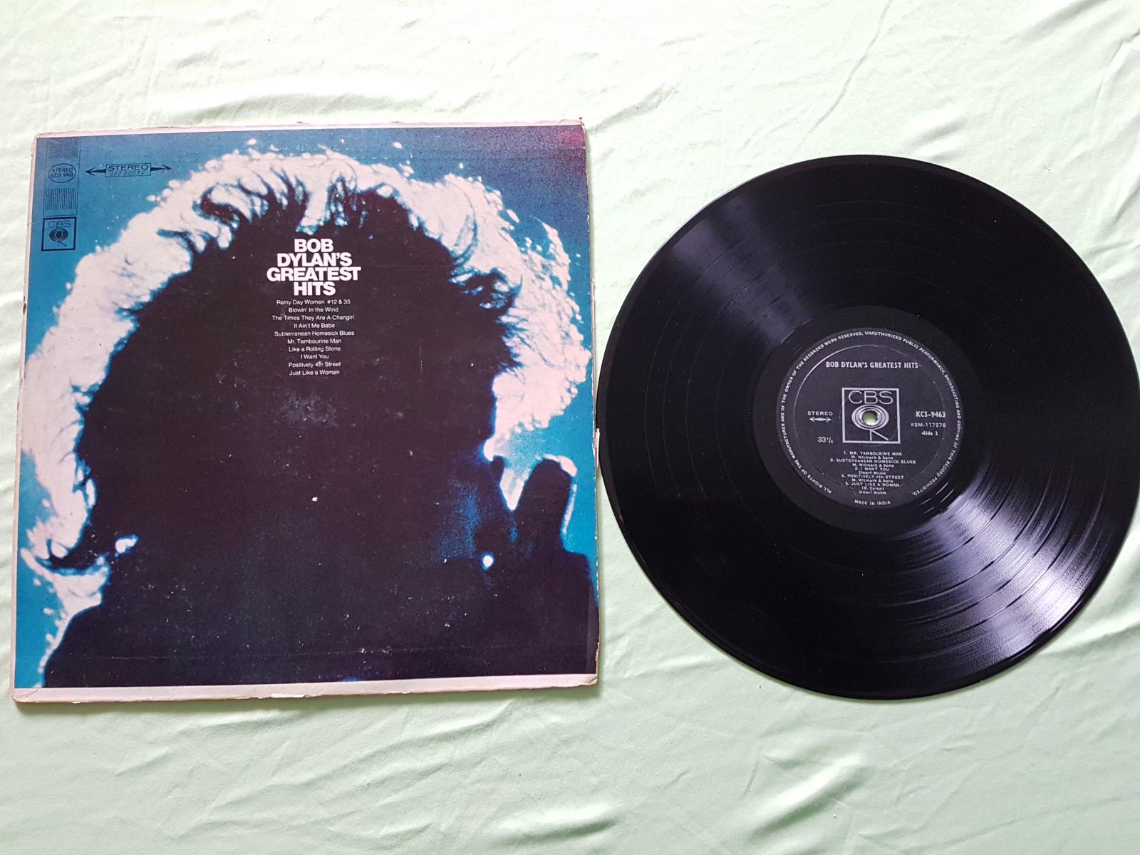 Bob Dylans greatest hits CBS 1967