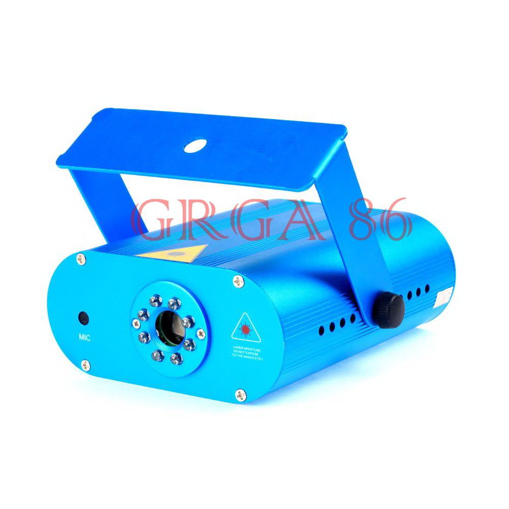 DJ MINI LASER DISCO 50 OBLIKA 8 LED crvena+zelena boja NOVO