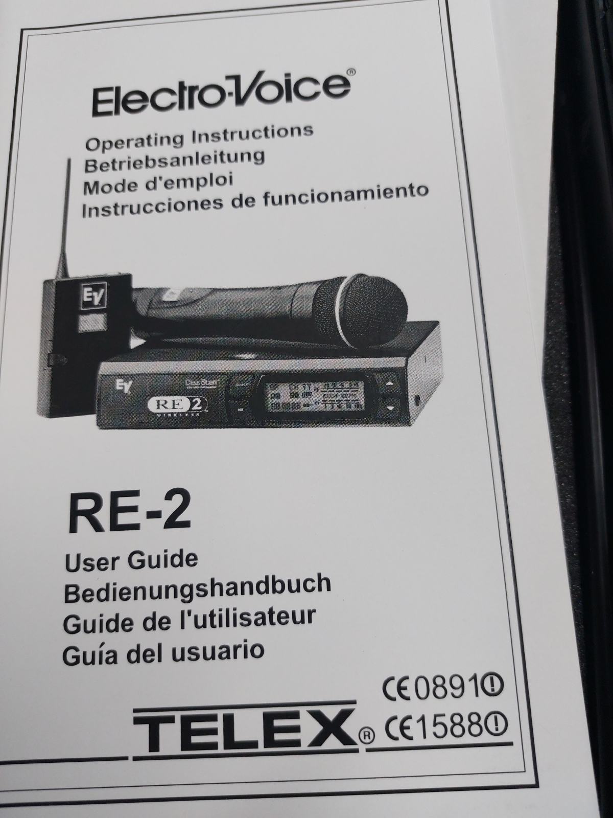 ELECTRO VOICE RE2 SA RE510 mikrofonom