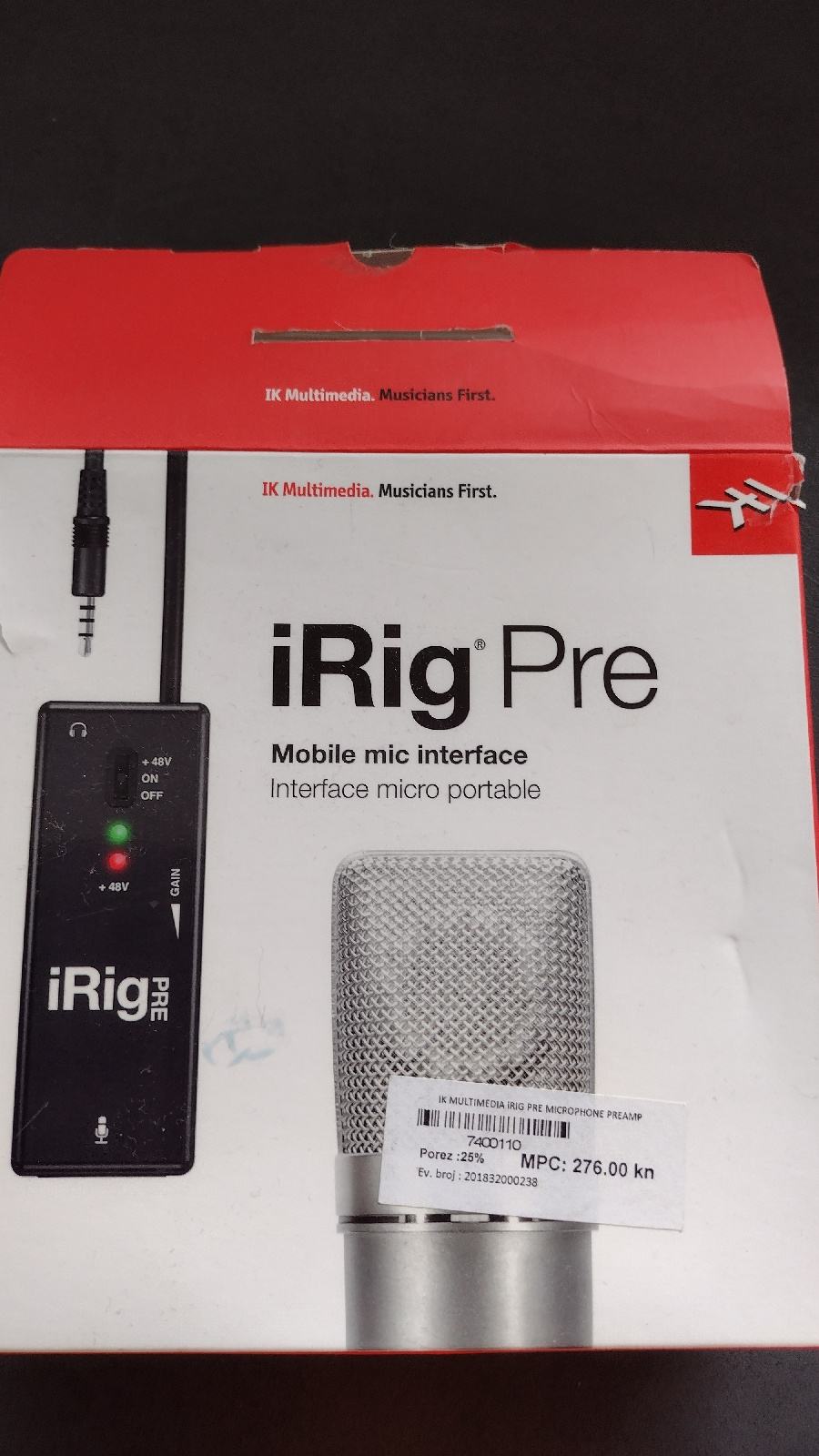 IRig Pre IK multimedia