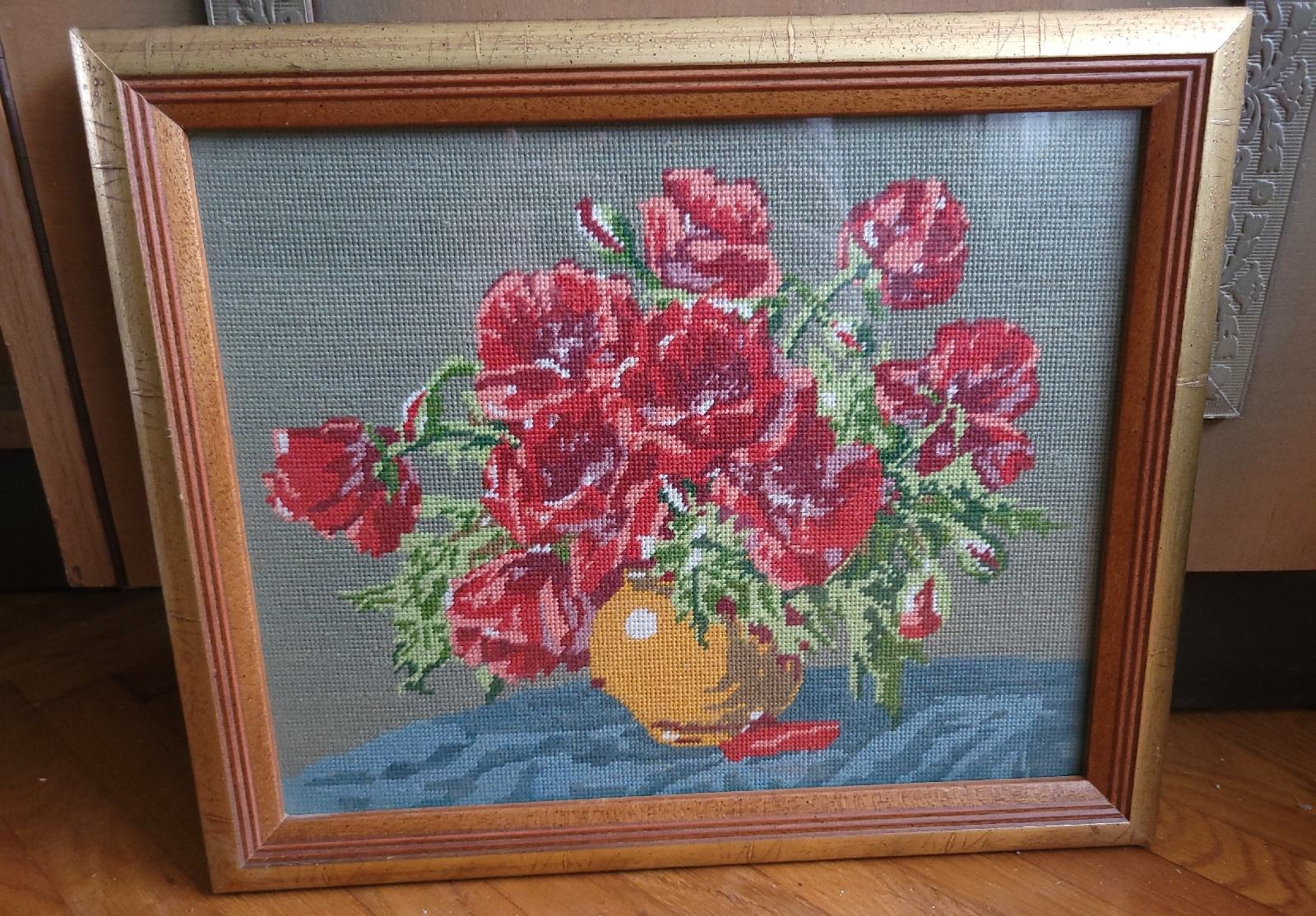 Goblen, Cvijeće (mak)