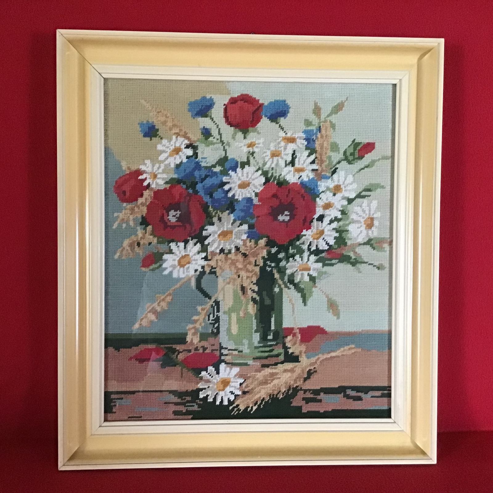 Goblen cvijeće u vazi