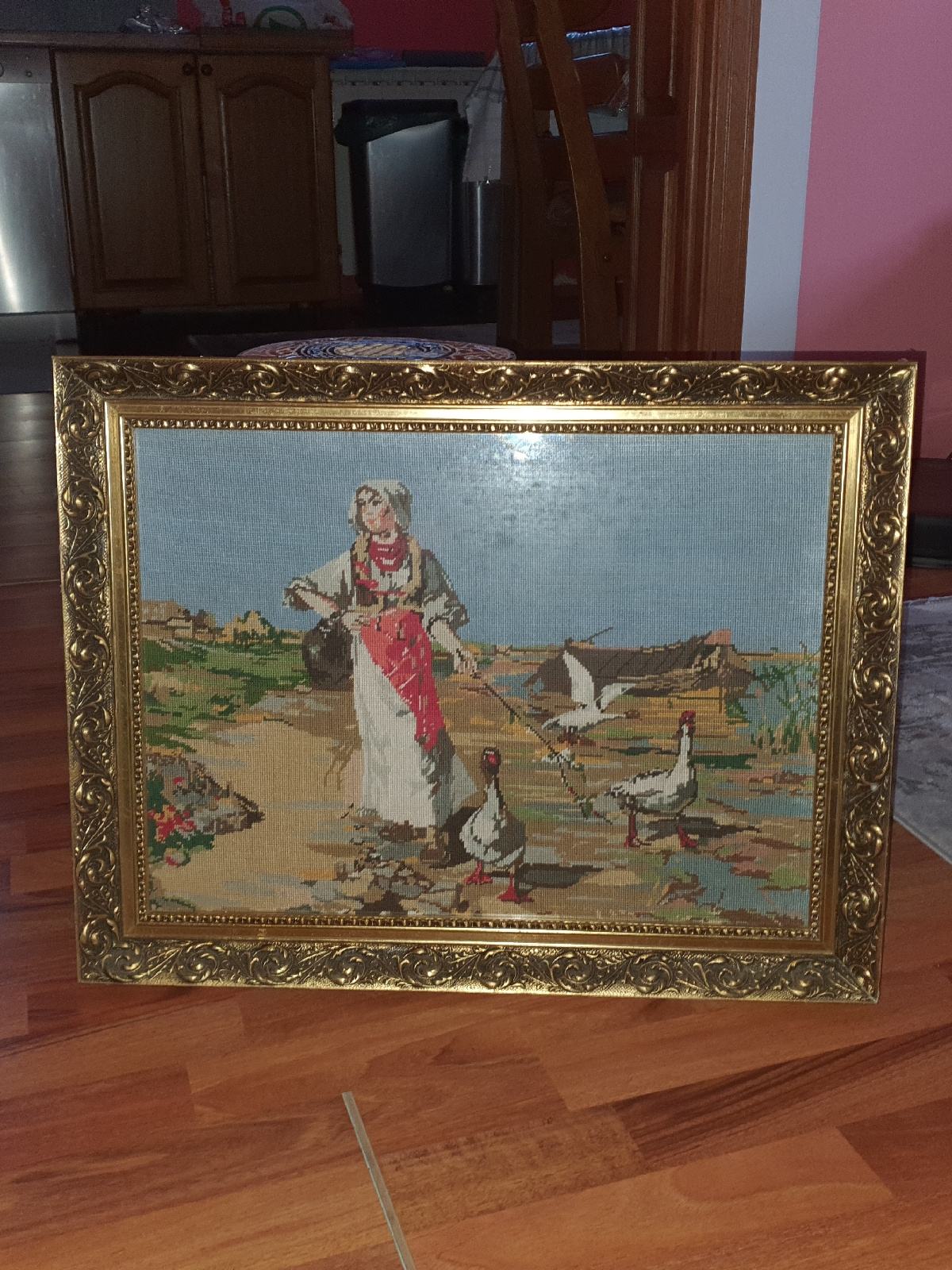 Goblen Dijevojka s guskama