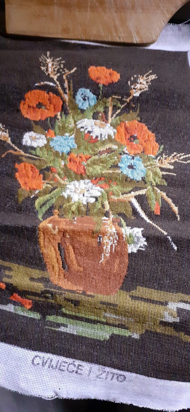 goblen makovi i žito