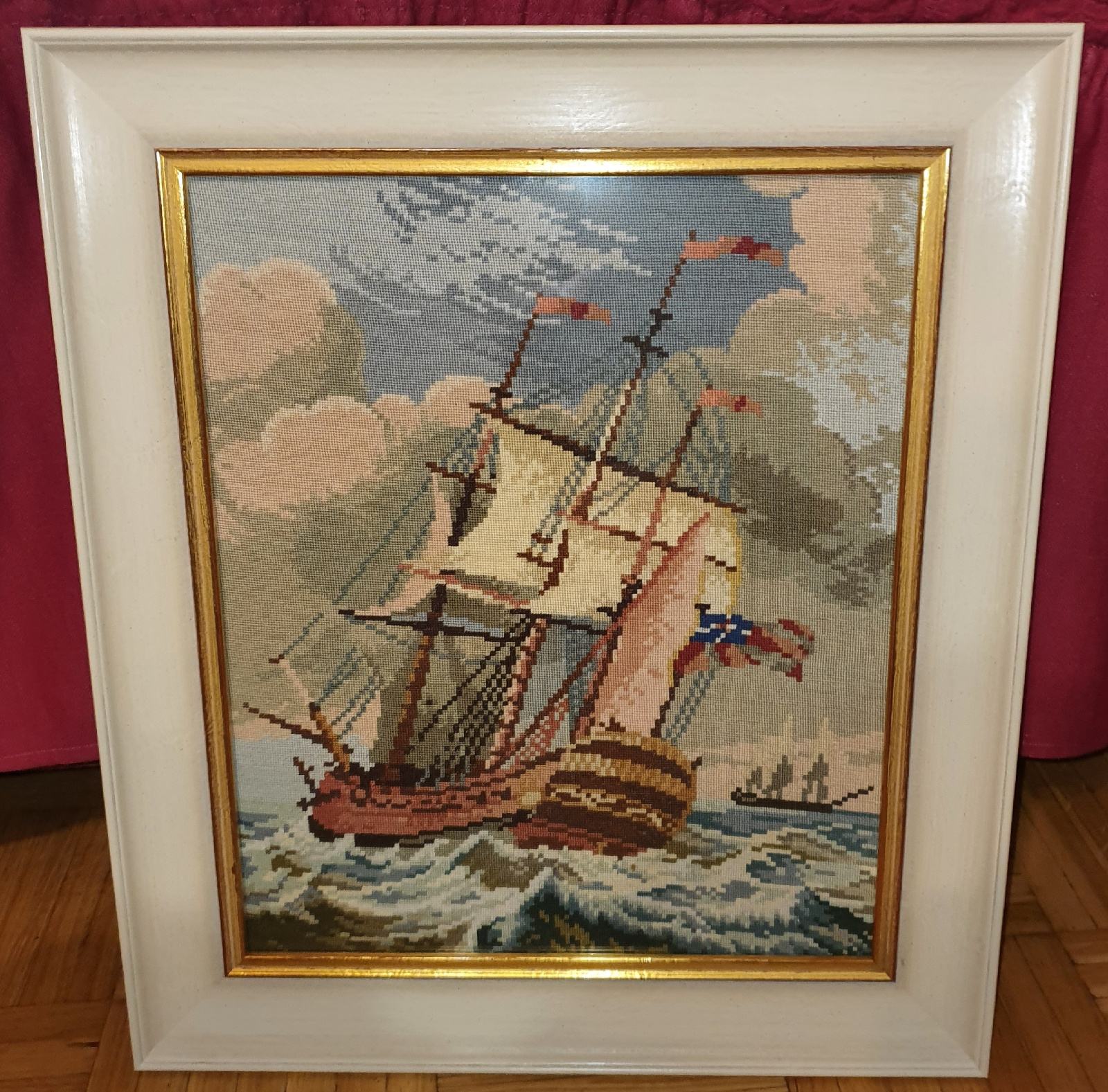 ORIGINAL WIEHLER GOBLEN- FREGATA U OLUJI, TOP STANJE!