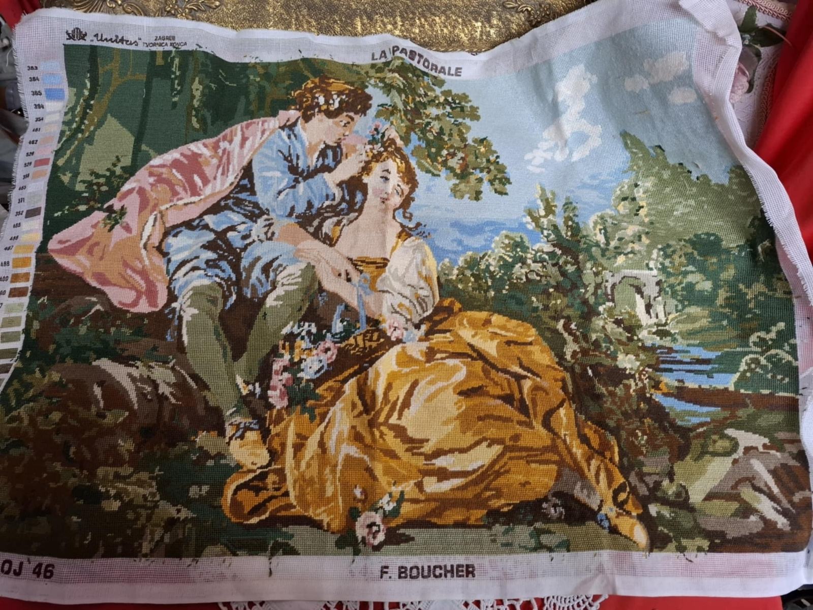 Veliki Goblen La pastorale F. Boucher( Pastirska idila). Unitas.