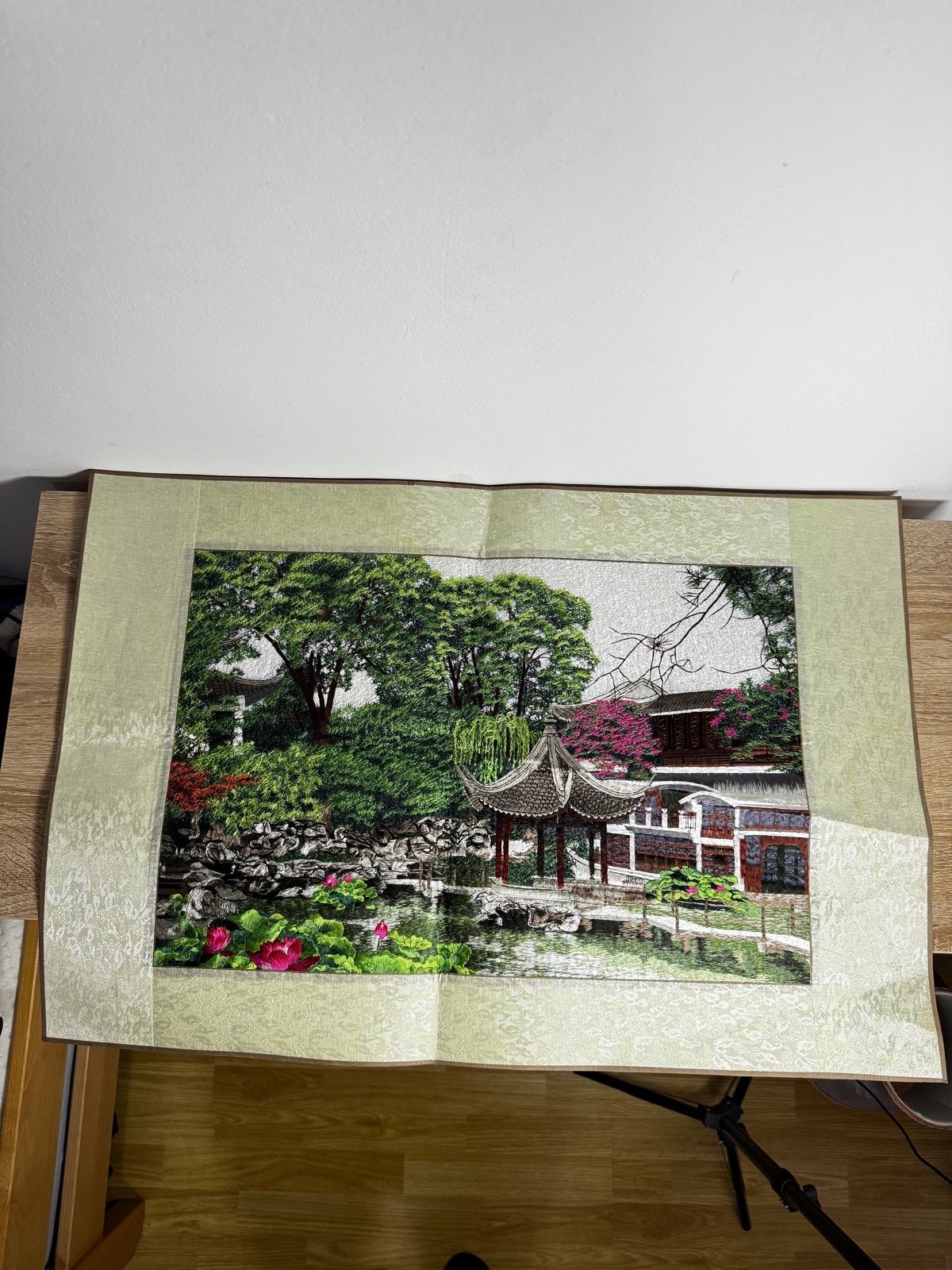 Vintage zidna tapiserija - motiv Japan - svileni konac -zidnjak