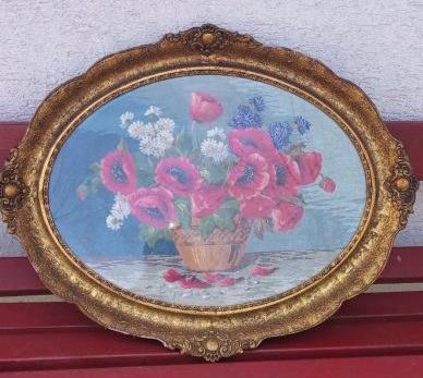 Wiehlerov goblen - Makovi- 94 x 72 cm - orginal