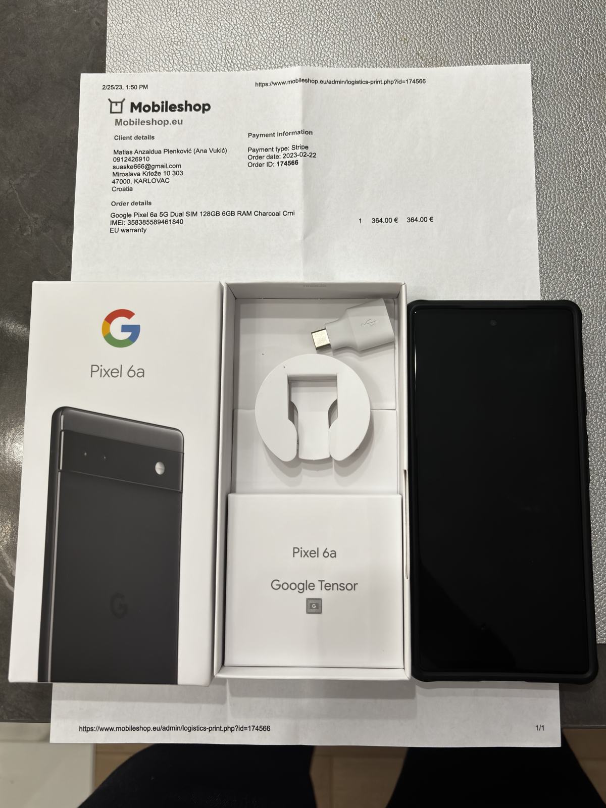 Google Pixel 6a, garancija još godinu dana + Spigen maska na poklon