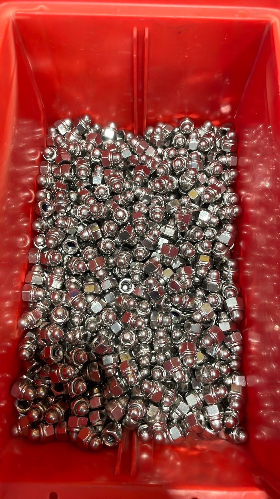 Matica M6 DIN986 A2 INOX sigurnosna matica slijepa, visoka