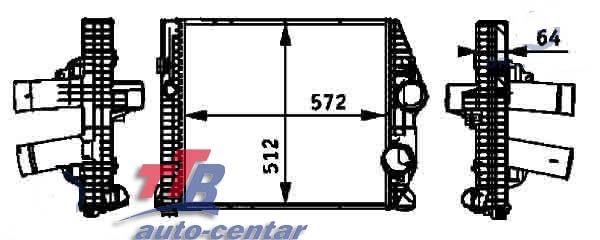 Hladnjak zraka - MB ATEGO