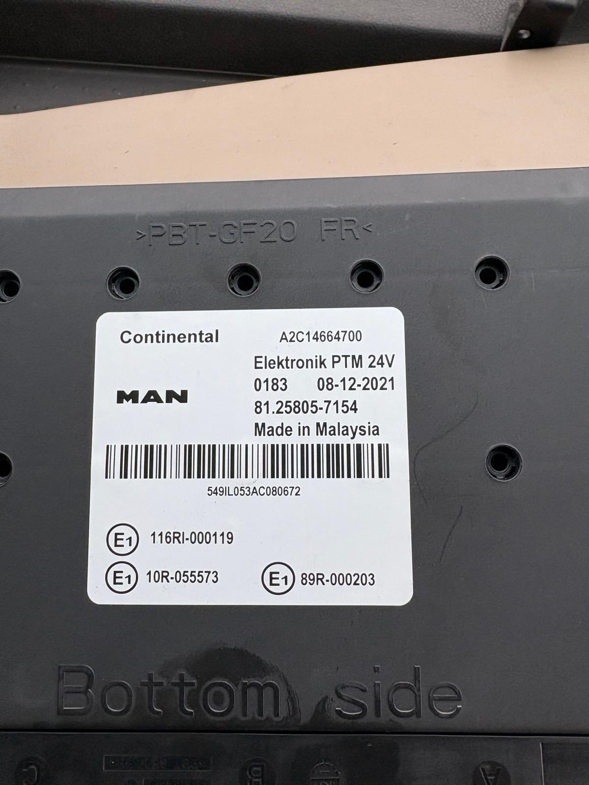 PTM elektronika - MAN tgx