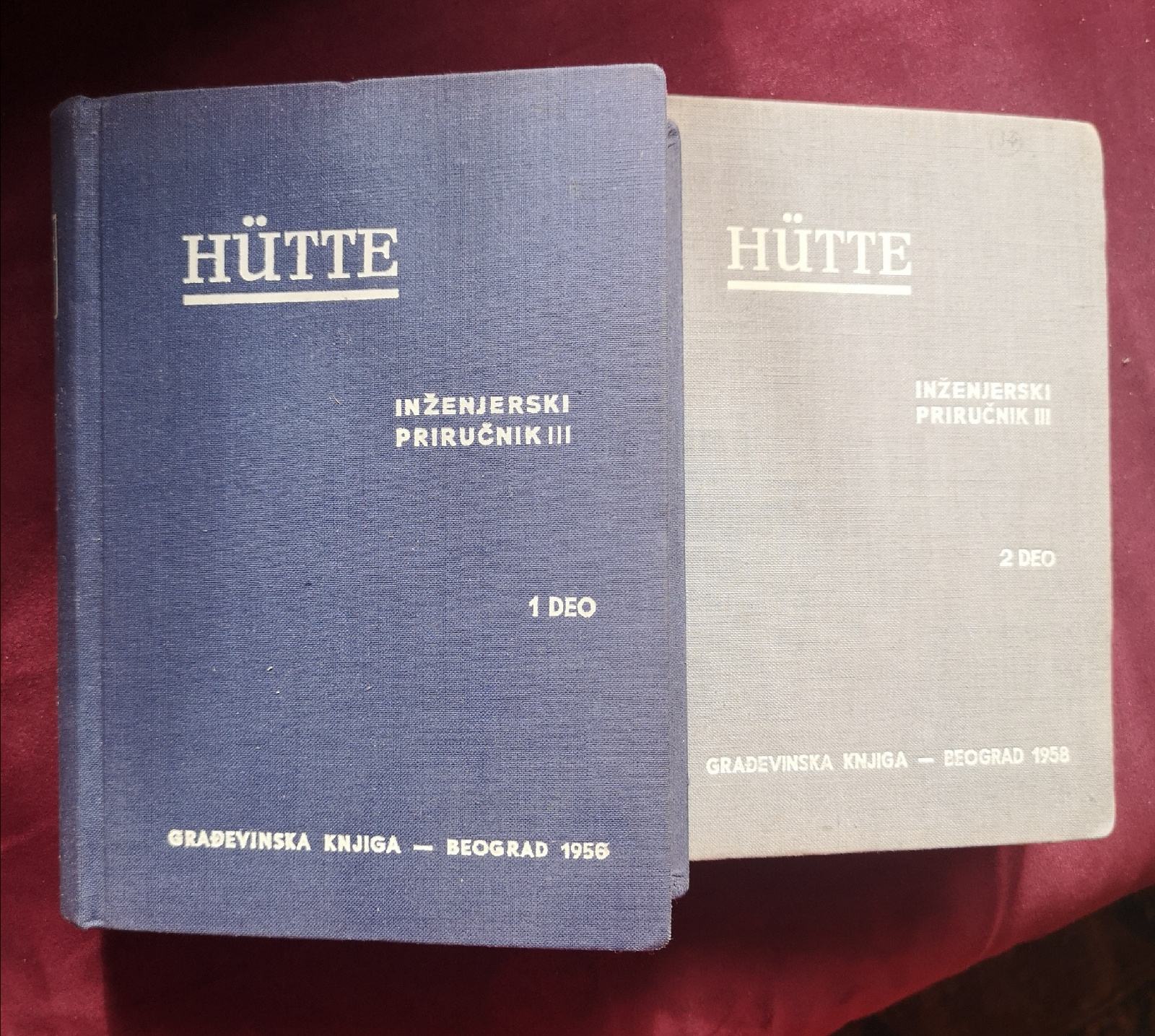 HUTTE..INZENJERSKI PRIRUCNIK III 1. i 2. dio.. gradjevina - arhitekt