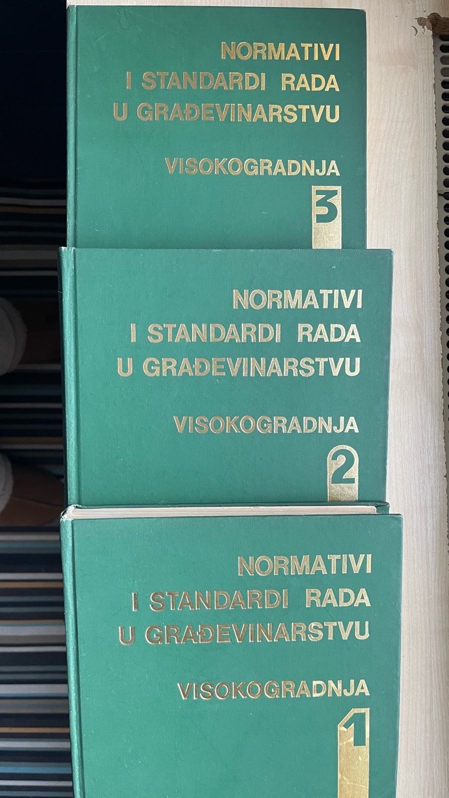 Normativi i standardi rada u građevinarstvu – visokogradnja 1-3