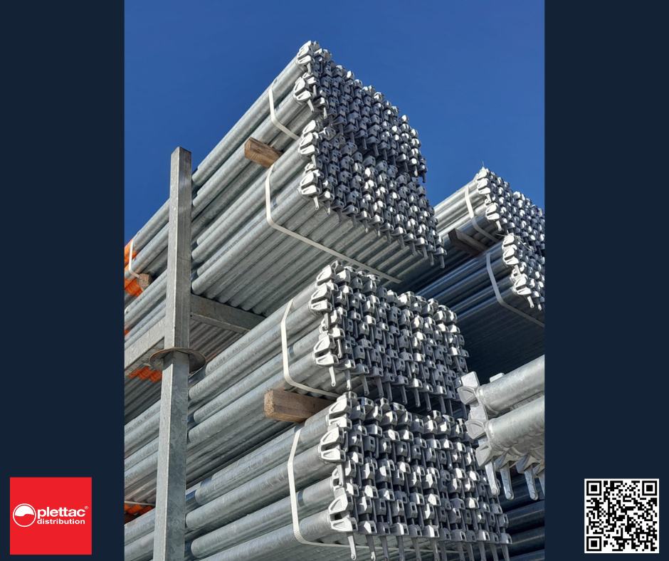 Skela, Građevinske modularne skele 60m2, čelične platforme ZAVARENE