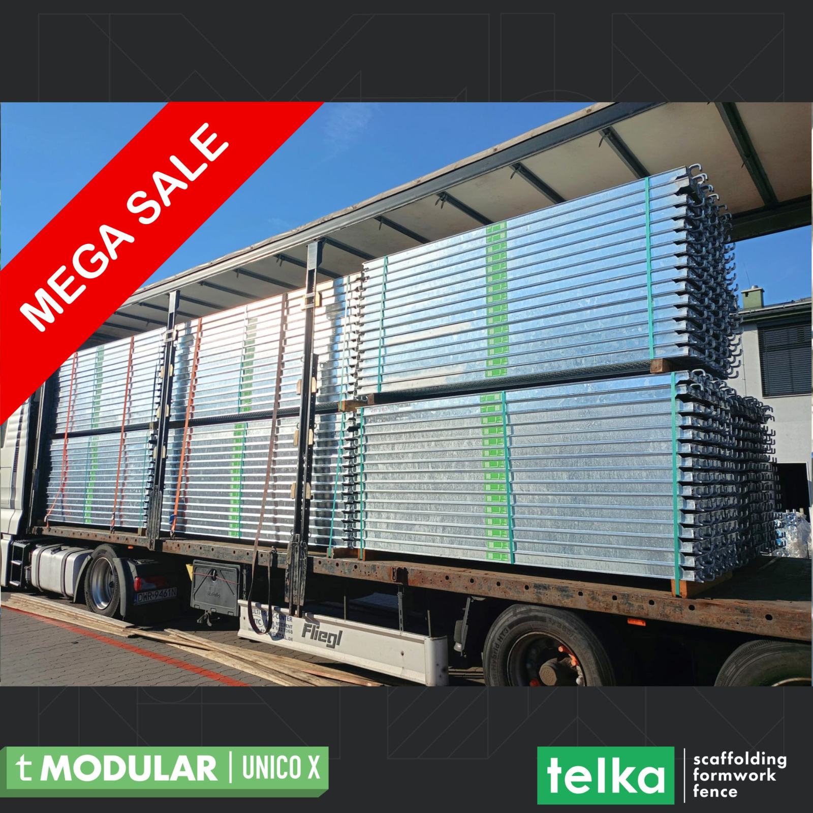 Telka 122,8 m² Modularna Skela UNICO X
