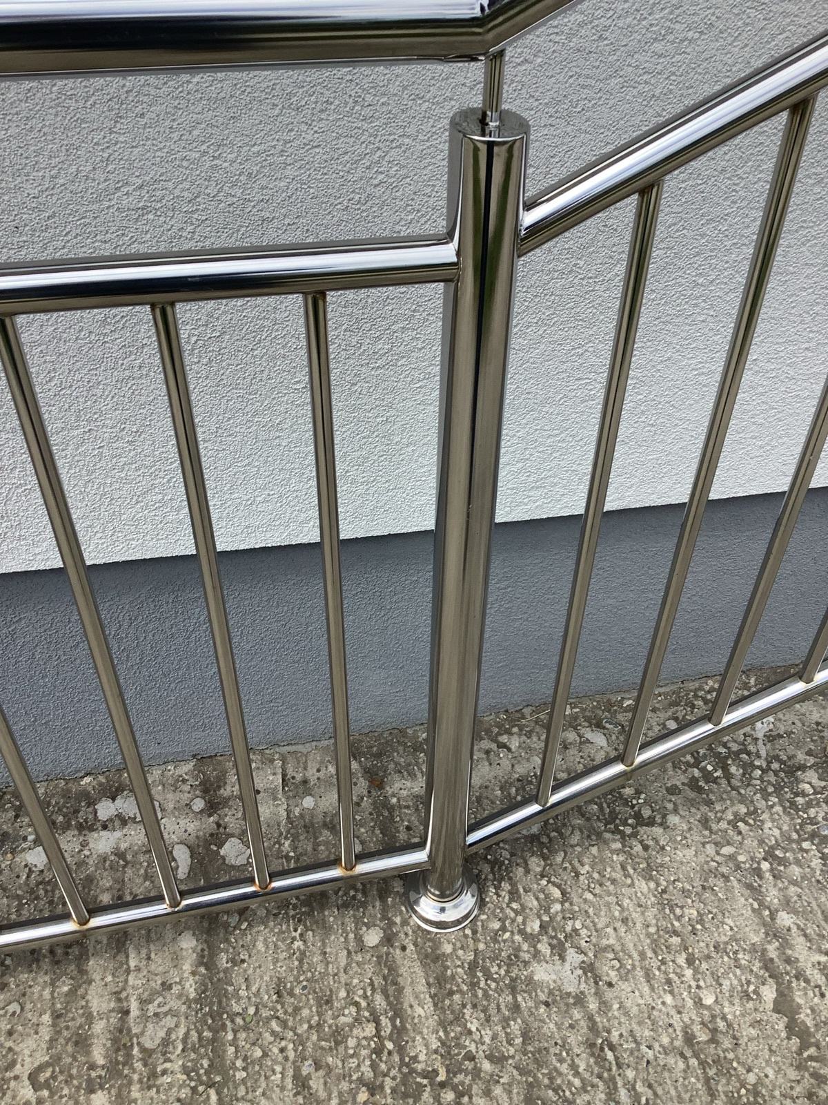 Inox ograda staklena i rukohvati