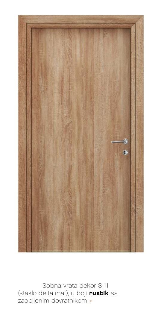 SOBNA VRATA - DEKOR - RUSTIK - SET KRILO+DOVRATNIK