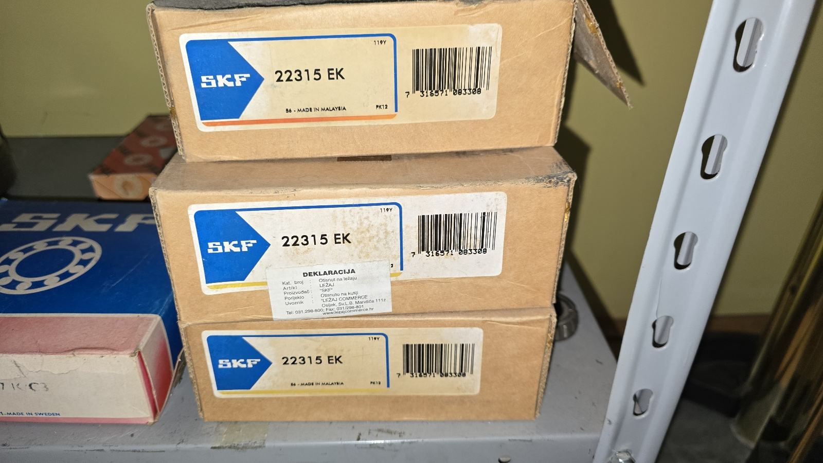 22315 EK Ležaj SKF NOVO