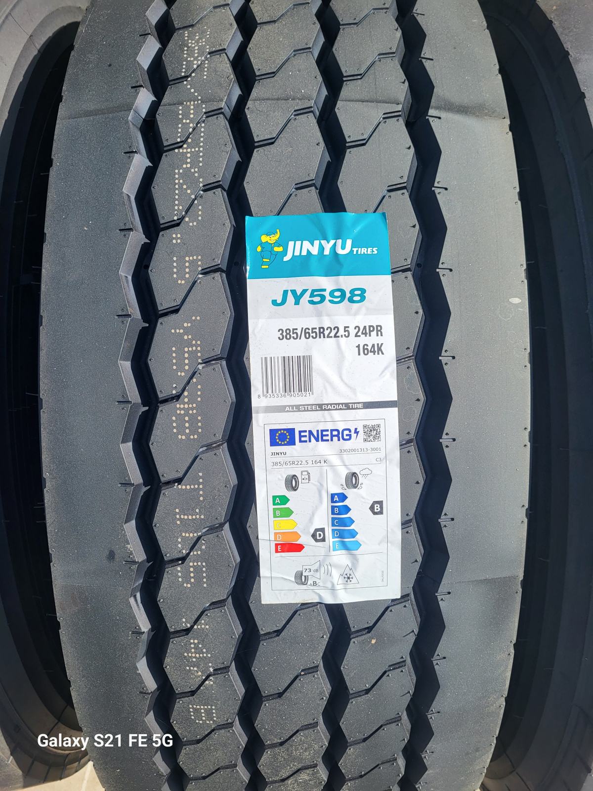 Guma 385/65R22.5 JINYU JY598 OJACANA NOSIVOST 164K
