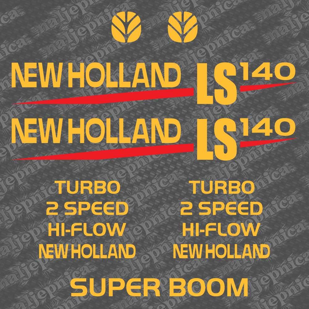 Zamjenske naljepnice za građevinski stroj New Holland LS 140 (2001.)