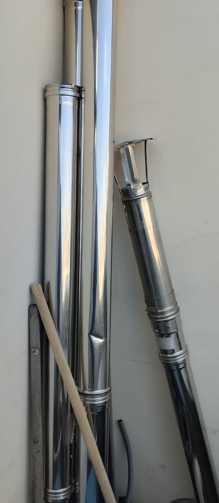 Inox dimnjak fi80 plinski