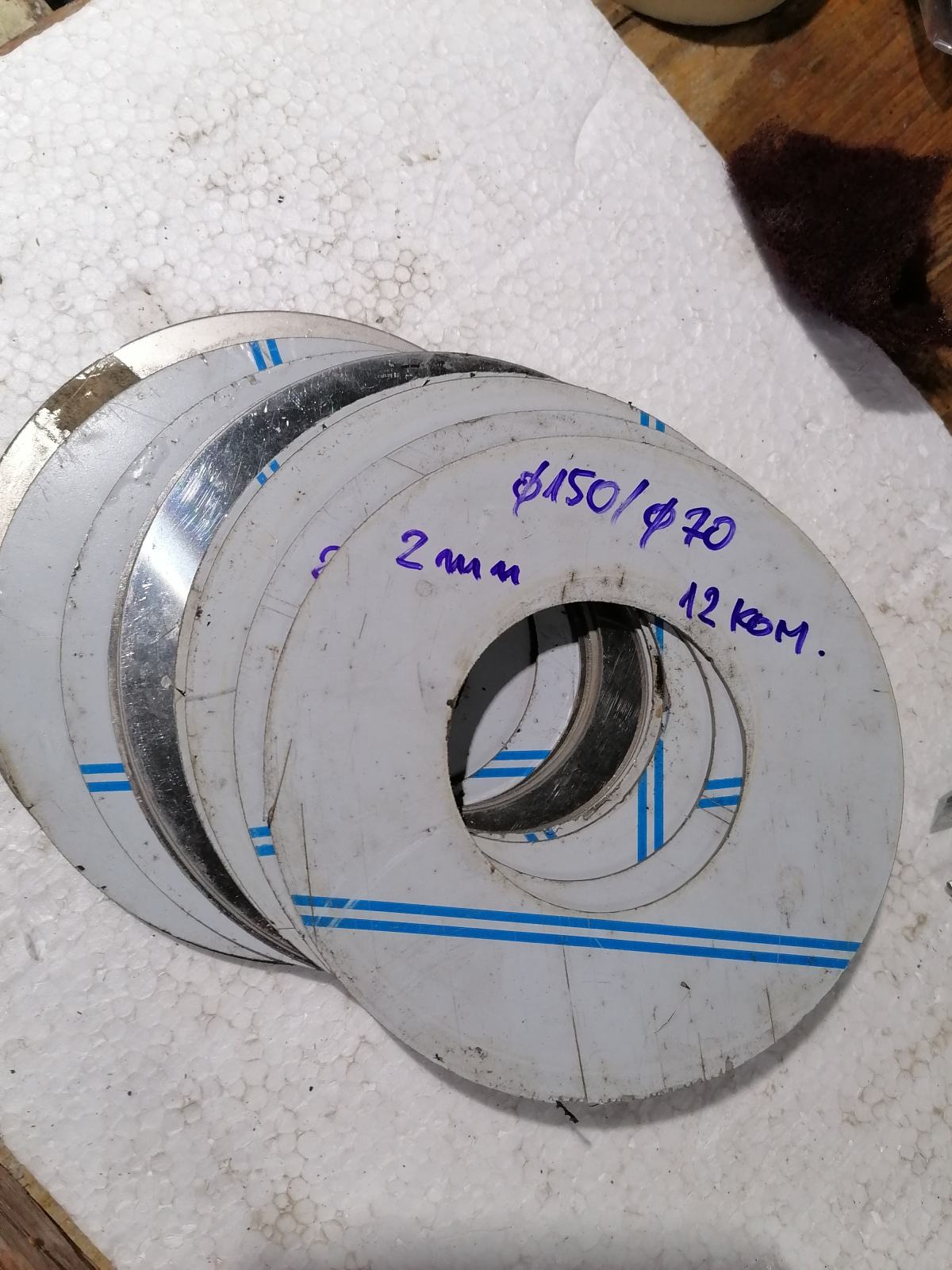 Inox rozete fi 150×70