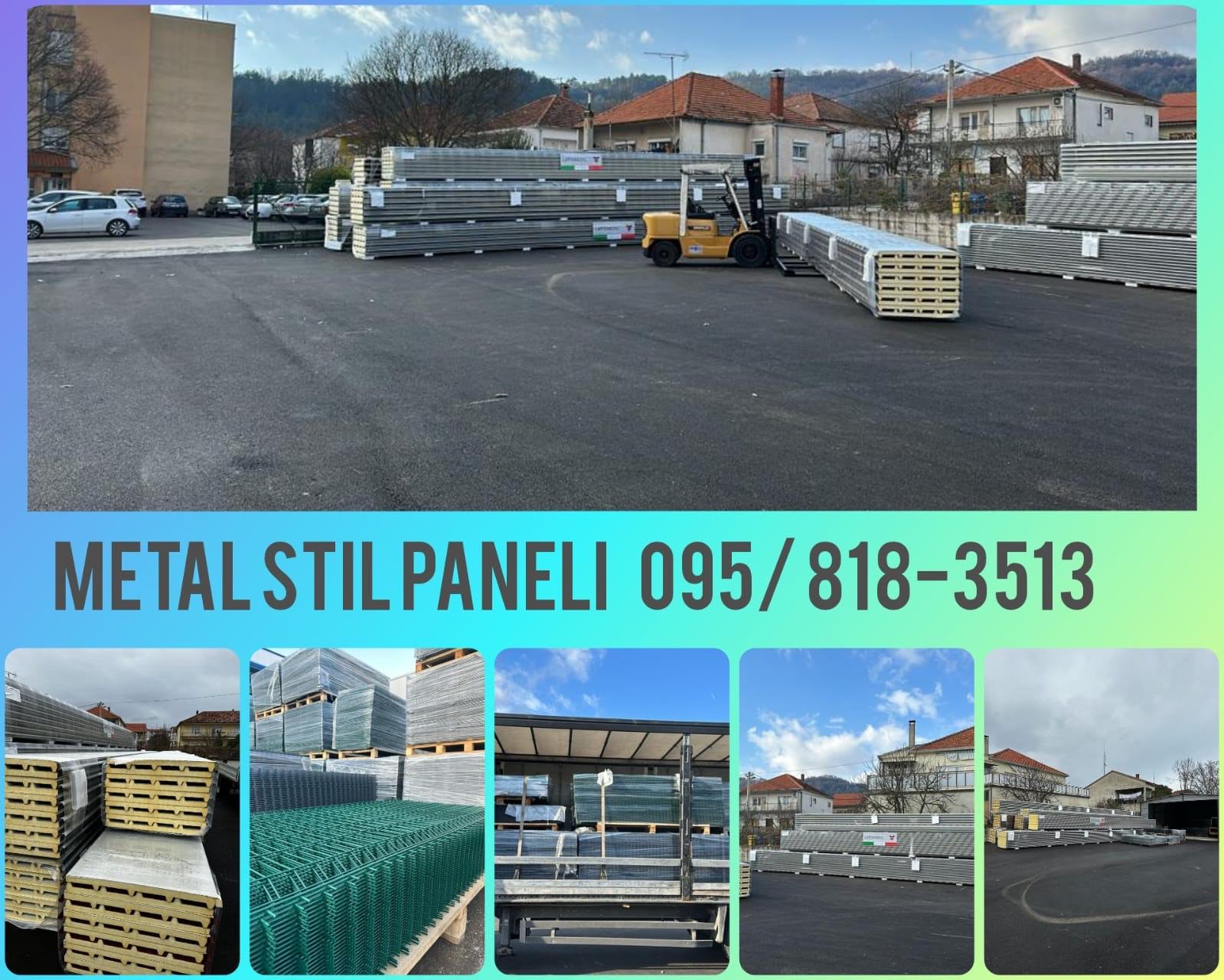 Termoizolacijski sendvič paneli 3 i 5 cm debljine, zidni panel 5cm
