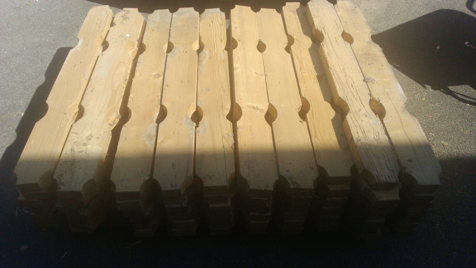 Drvene letvice (daske) za balkonsku ogradu 100x12x4