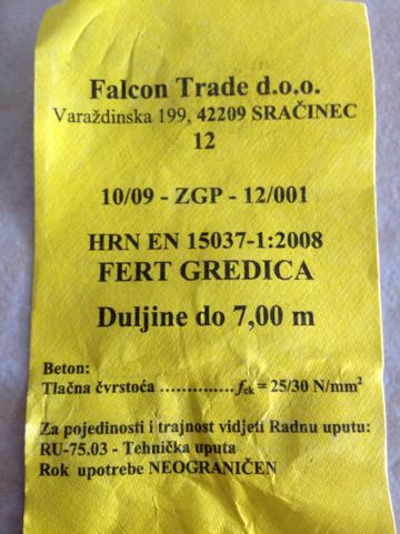 Fert gredice i nadvoji