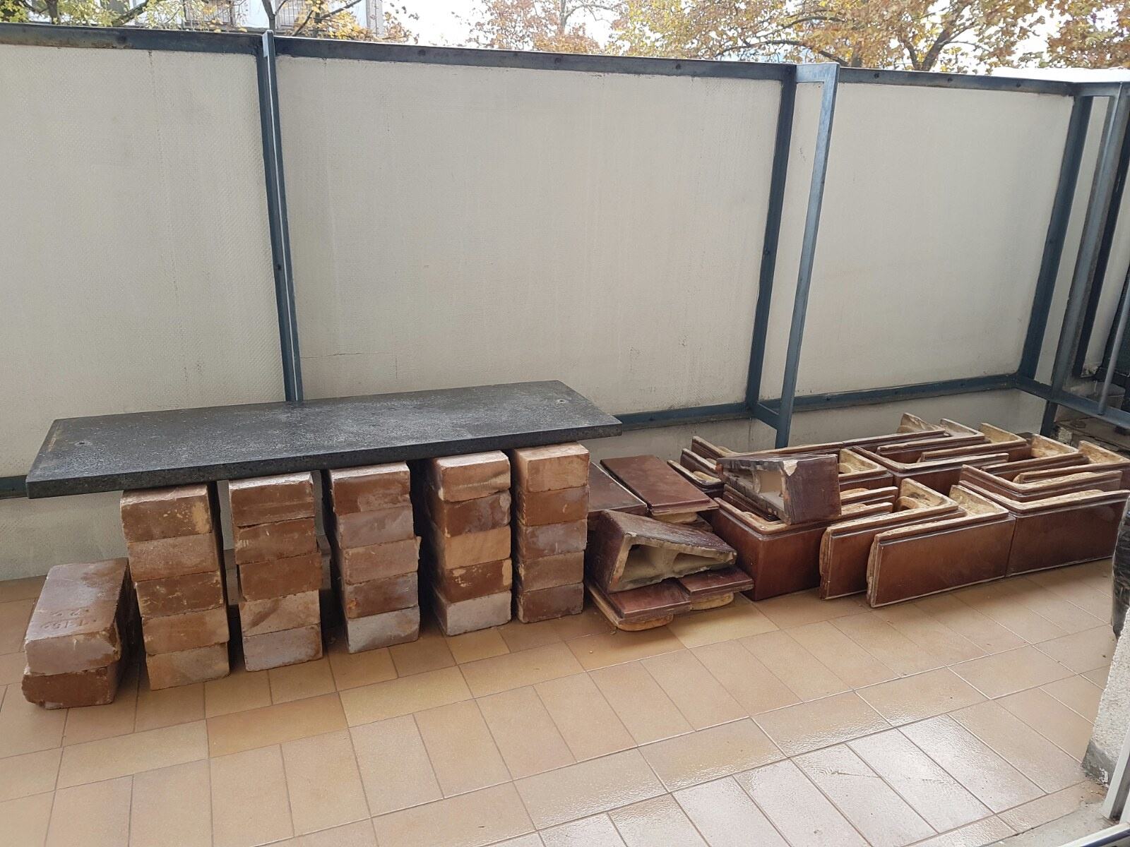 Komplet za izradu roštilja ili kamina (šamot,kaljevi,granit)