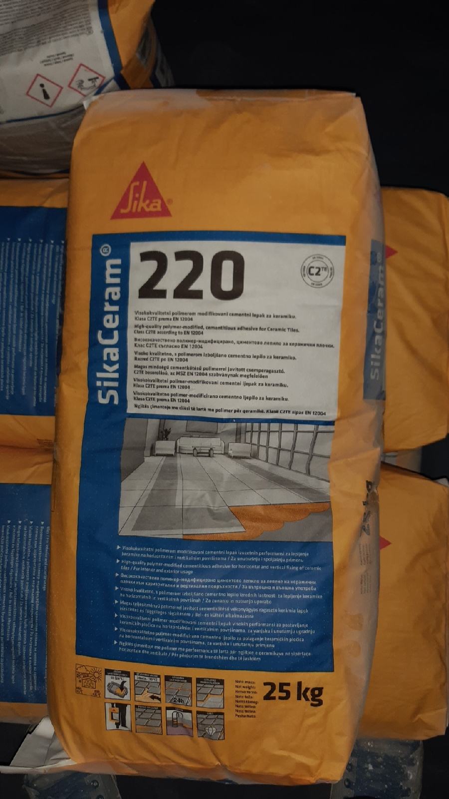 sika ceram 220 fleksibilmo ljepilo za plocice