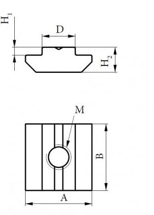 T matica kavezna, M4 , M5 , M6 , M8