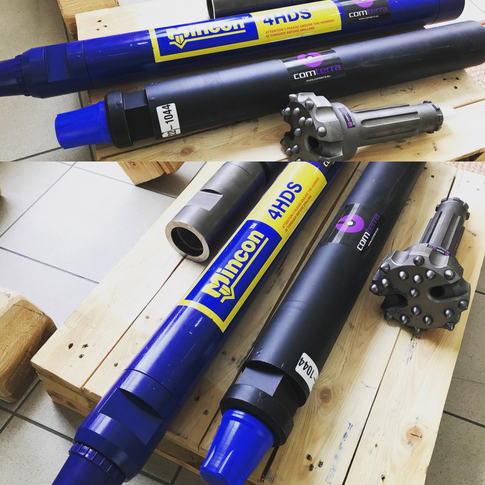 MINCON DTH Čekići 4/5/6 - 12 za DTH dubinsko bušenje bunara, pilota