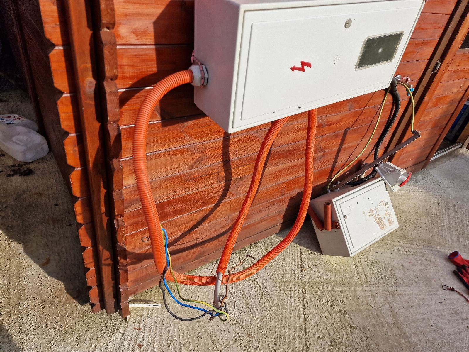 građevinski ormarić za priključka struje