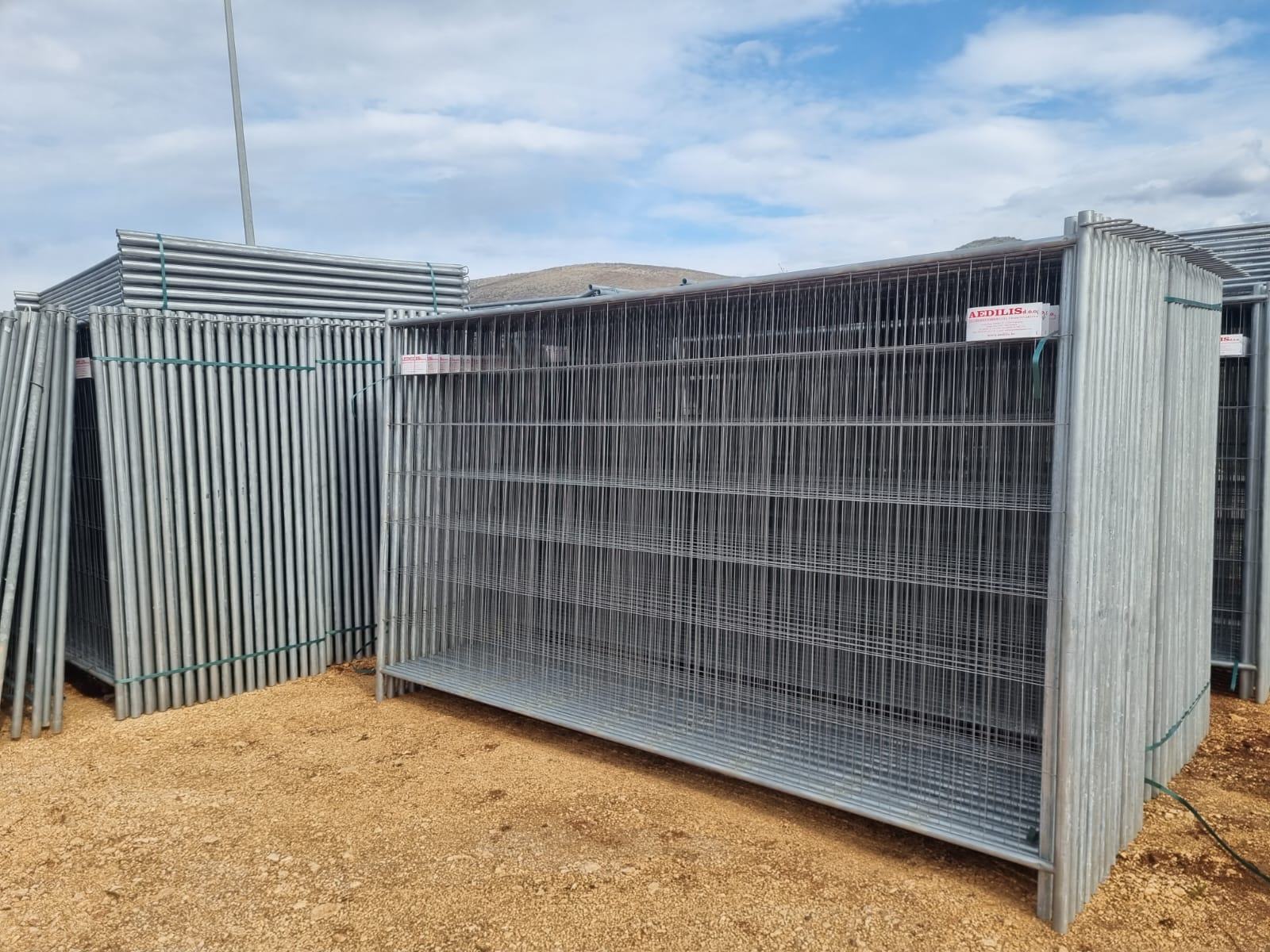 Ograde za gradilište 3500x2000 pocinčane