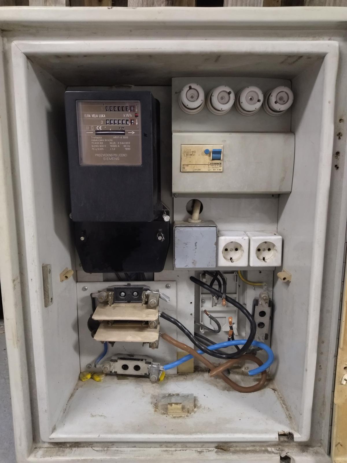 Ormarić za privremeni priključak struje na gradilištu