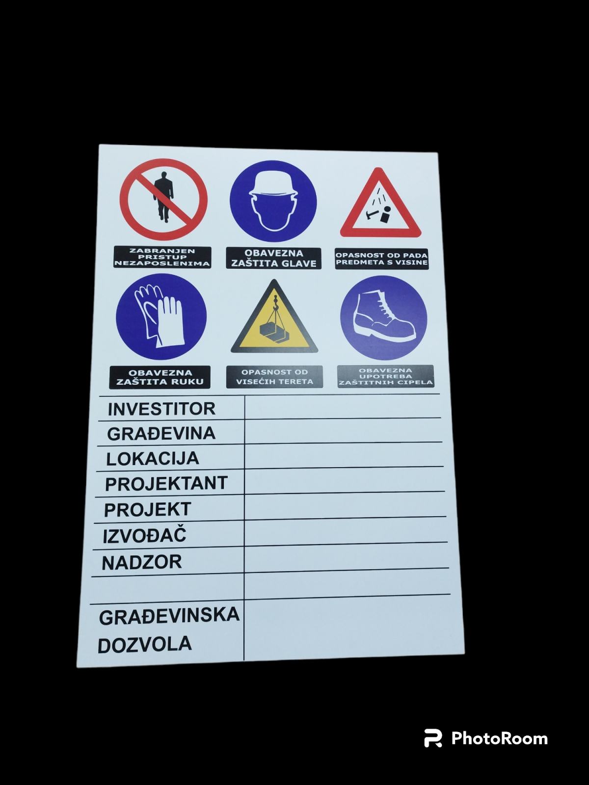 TABLA ZA GRADILIŠTA