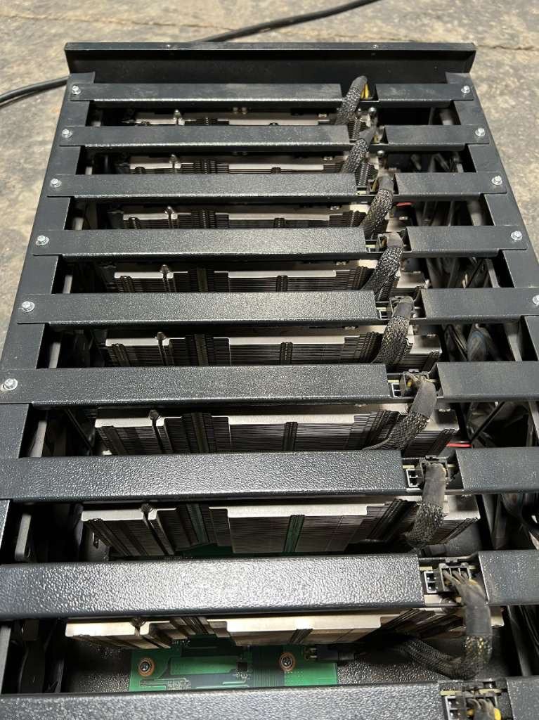 8x Rx 470 4GB Mining Rig