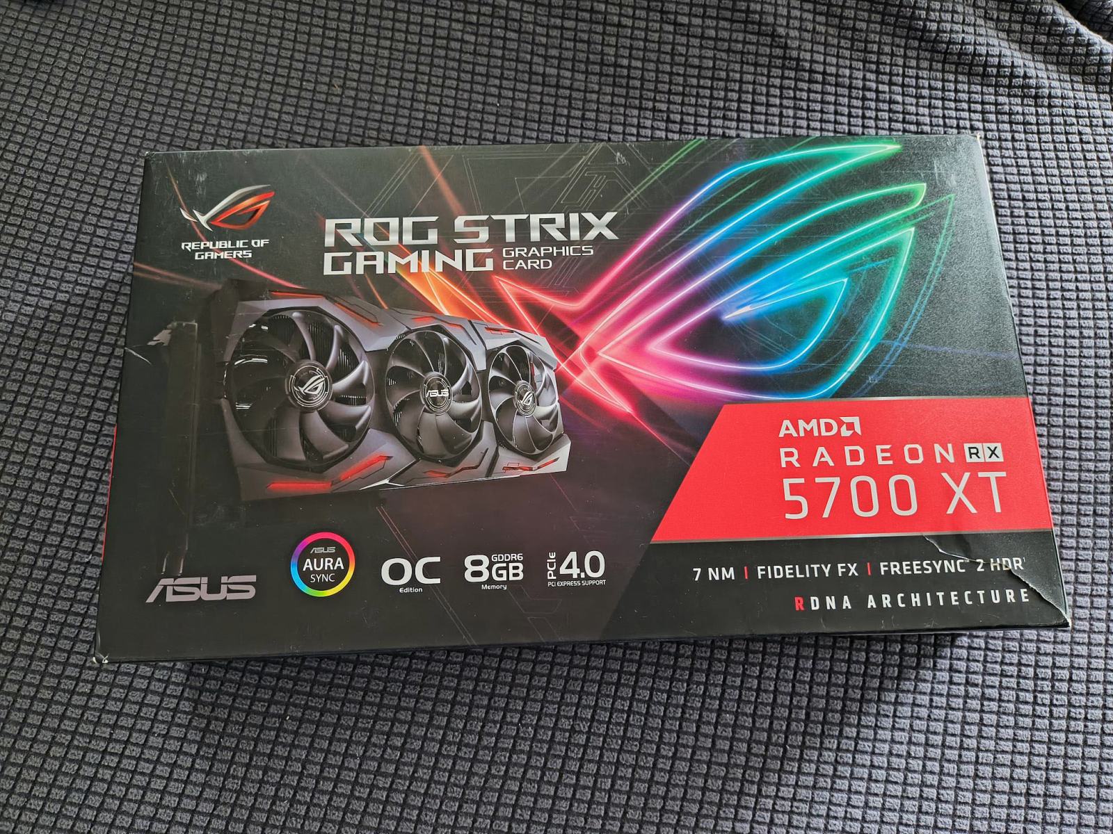 AMD Radeon 5700 XT 8Gb Rog Strix GAMING OC Edition