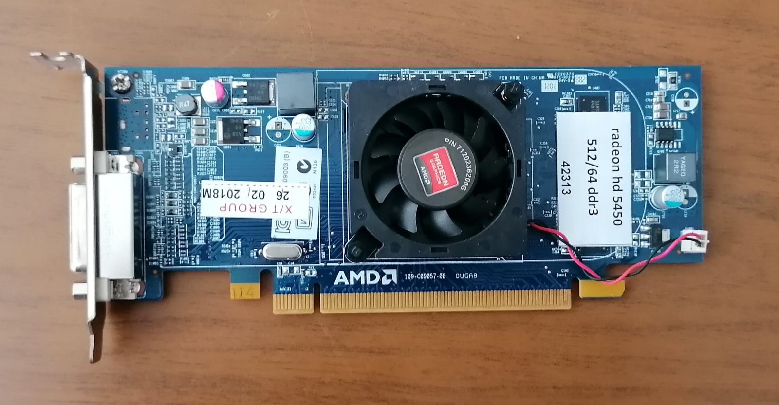 AMD RADEON HD5450, 512MB, 64BIT, GDDR3 (105-108)
